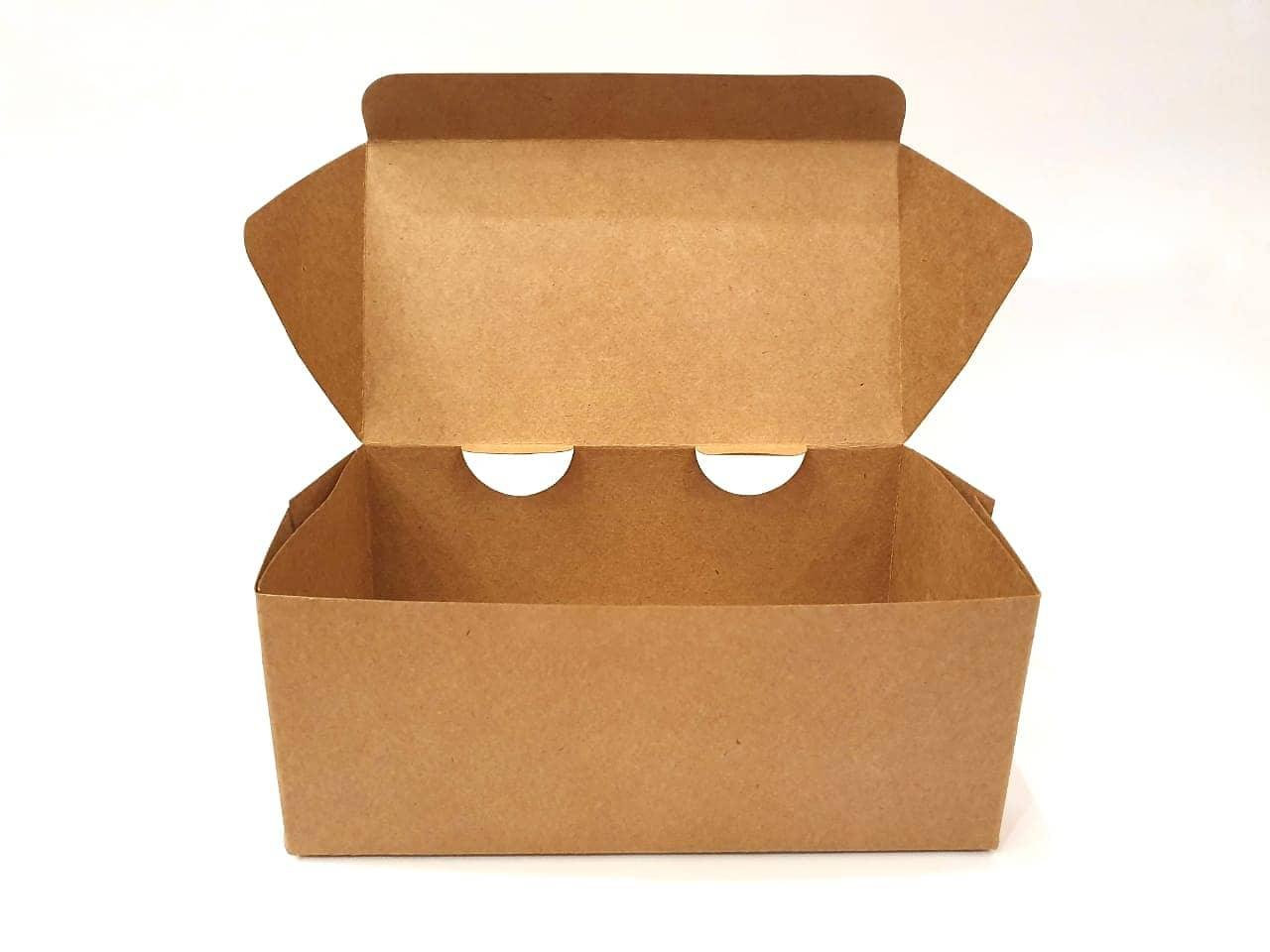 Kraft box for burgers and sandwiches – EcoPakOnline